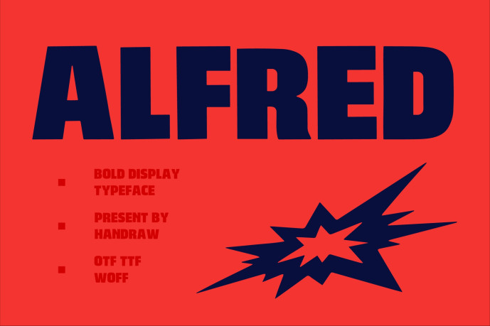 Alfred - Bold Display Font - Free Font