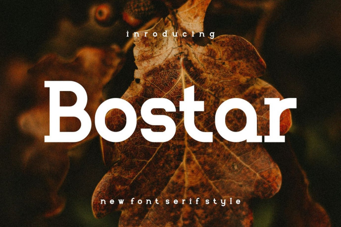 Bostar Font - Free Font
