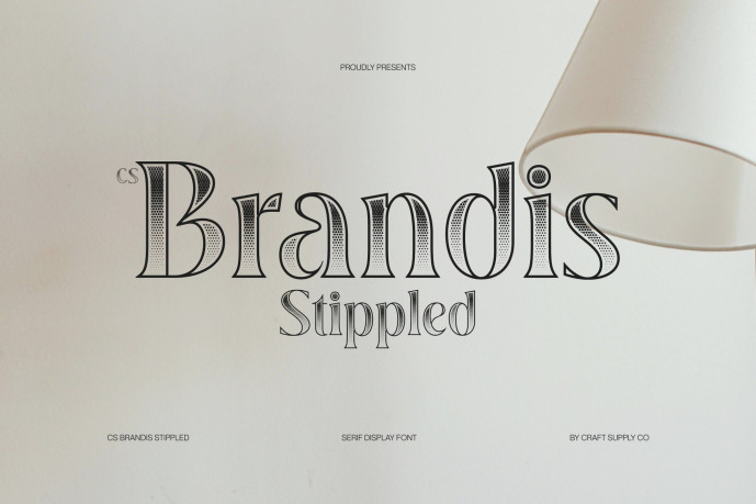 Brandis Stippled Font - Free Font