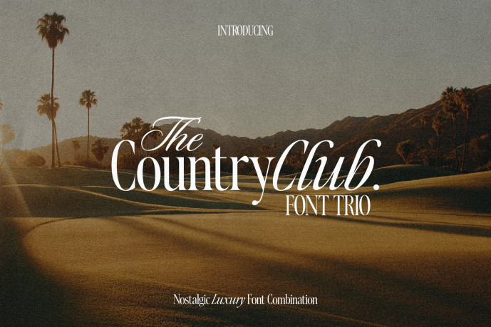Country Club Font - Free Font