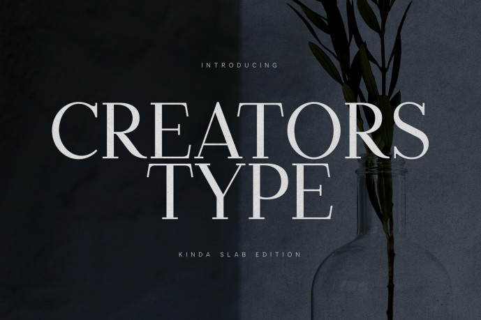 Creators Type Slab Serif Font - Free Font
