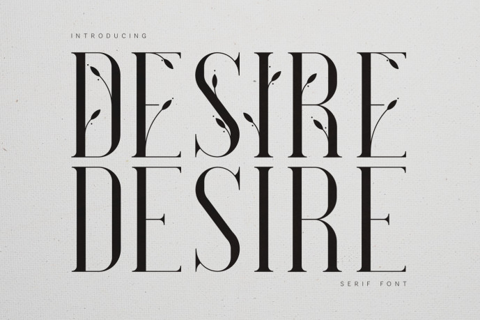 Desire Display Font - Free Font
