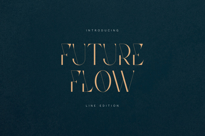 Future Flow Line Edition Font - Free Font