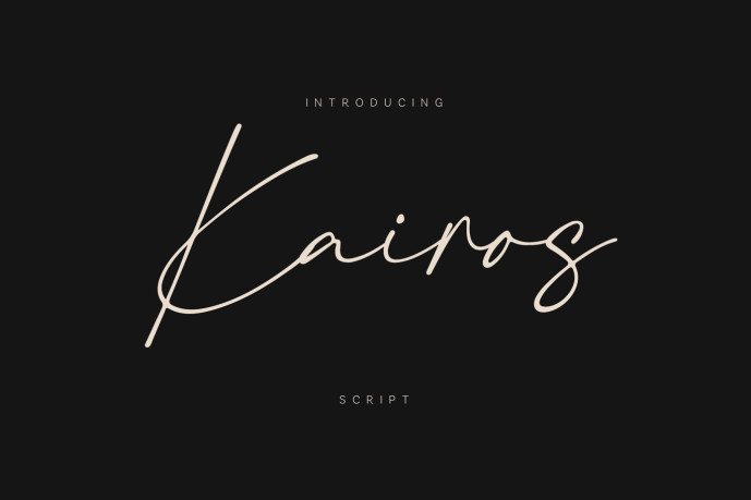 Kairos Handwritten Font - Free Font