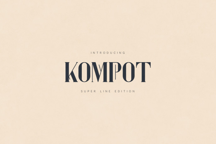 Kompot Serif Typeface - Free Font