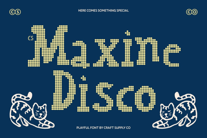 Maxine Disco Font - Free Font