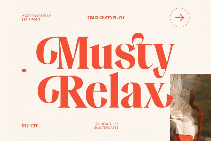 Musty Relax Font - Free Font