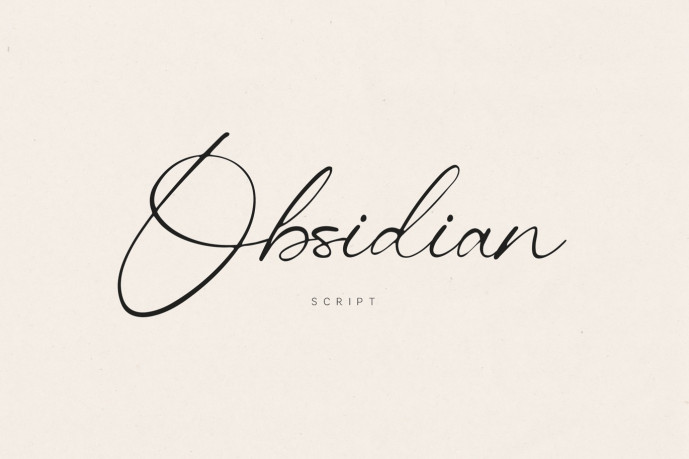 Obsidian Handwritten Font - Free Font
