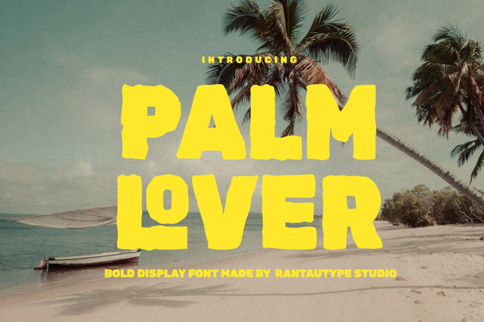 Palm Lover Display Font - Free Font