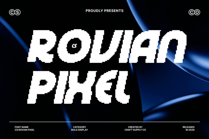 Pixel Rovian Font - Free Font