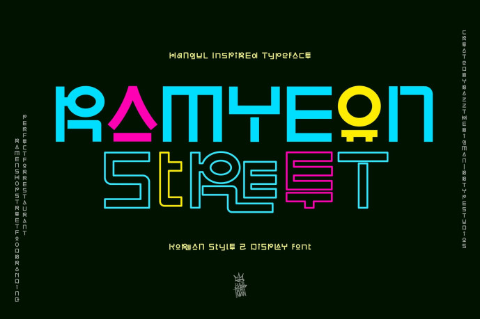 Ramyeon Street Font - Free Font