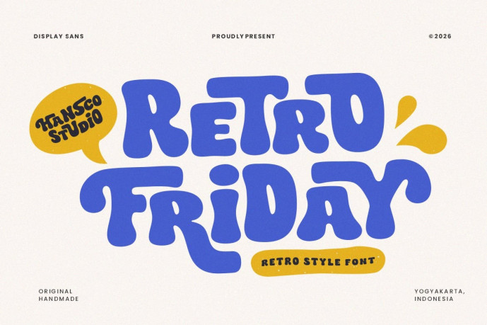 Retro Friday Font - Free Font