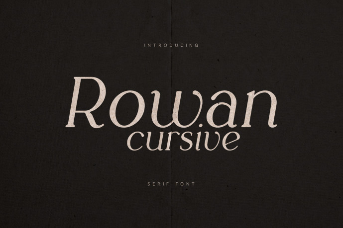 Rowan Cursive Font - Free Font