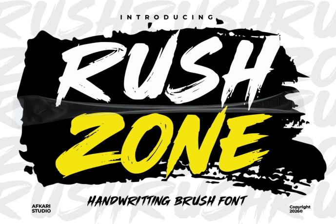 Rush Zone Font - Free Font