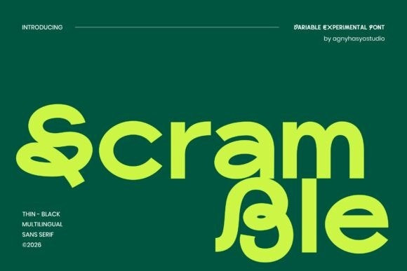Scramble Font - Free Font