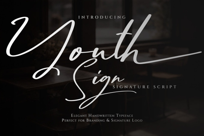 Youth Sign - Handwritten Signature Font - Free Font