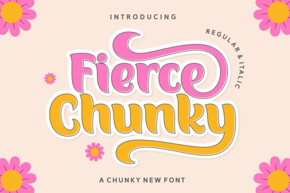 Fierce Chunky Font - Free Font