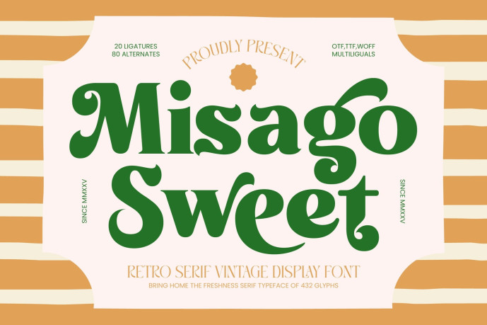 Misago Sweet Font - Free Font
