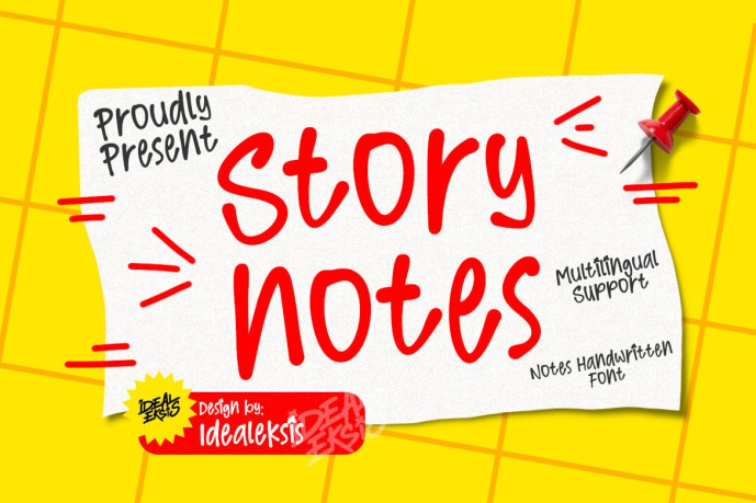 Story Notes Font - Free Font
