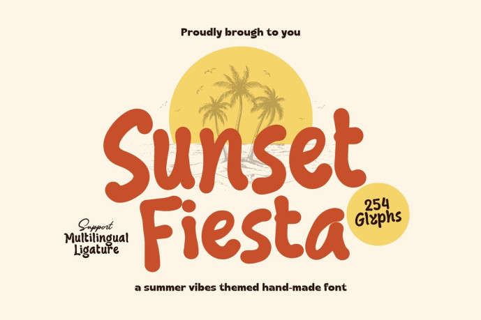 Sunset Fiesta Font - Free Font