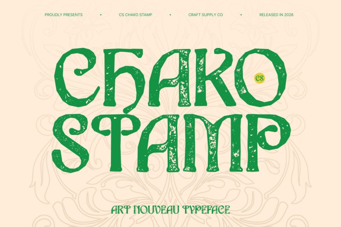 Tampon Chako Font - Free Font