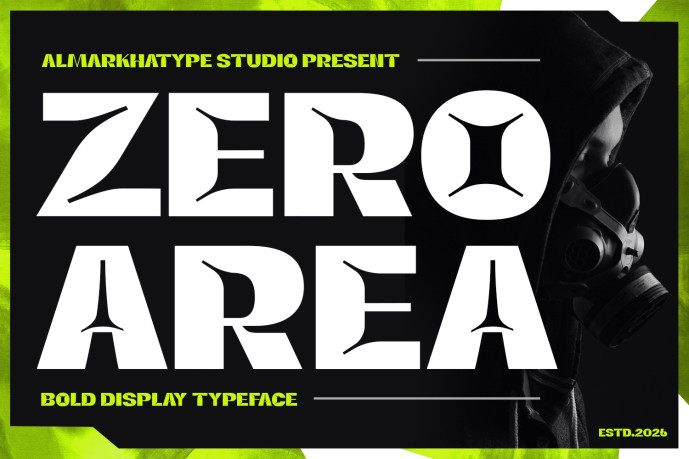 Zero Area Font - Free Font