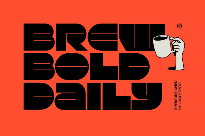 Brew - Bold Logo Font - Free Font