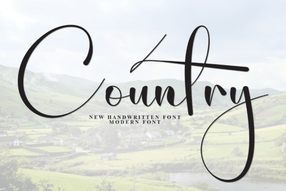 Country Script Font - Free Font