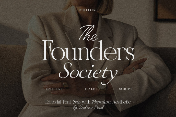 Founders Society Font Trio - Free Font