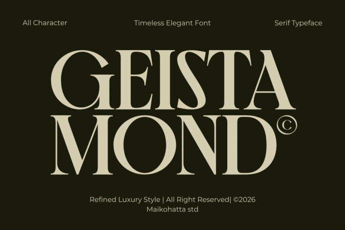 Geista Mond Font - Free Font
