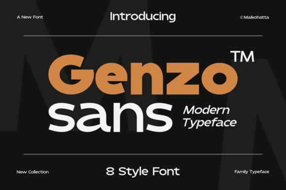 Genzo Font - Free Font