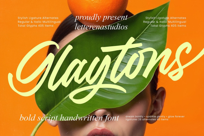 Glaytons Script Font - Free Font