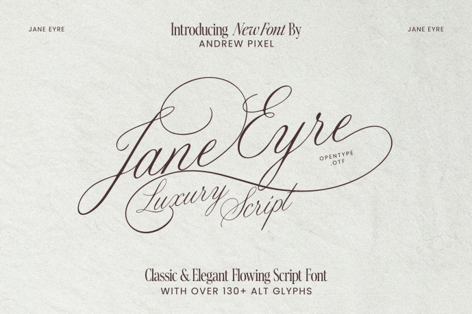 Jane Eyre Script Font - Free Font