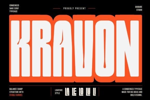 Kravon Font - Free Font