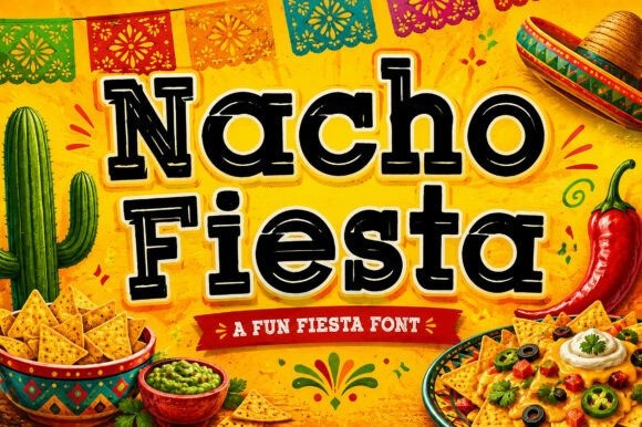Nacho Fiesta Font - Free Font