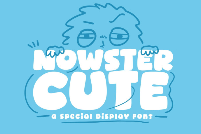 Nowster Cute Display Font - Free Font