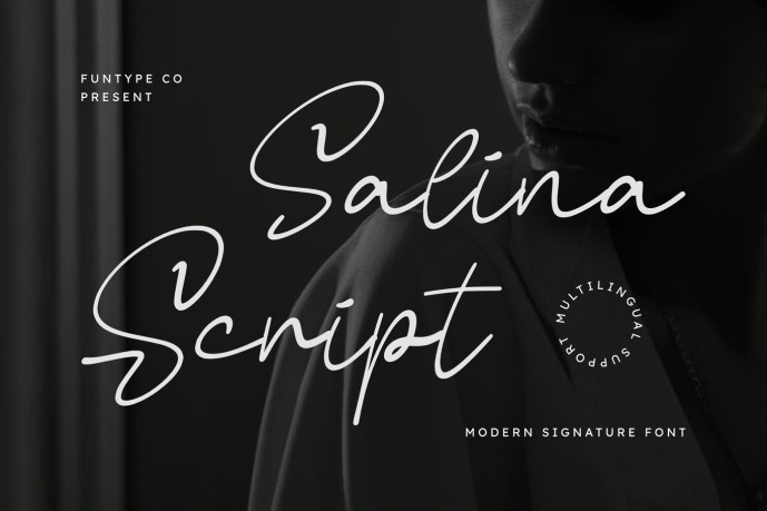 Salina Script Font - Free Font
