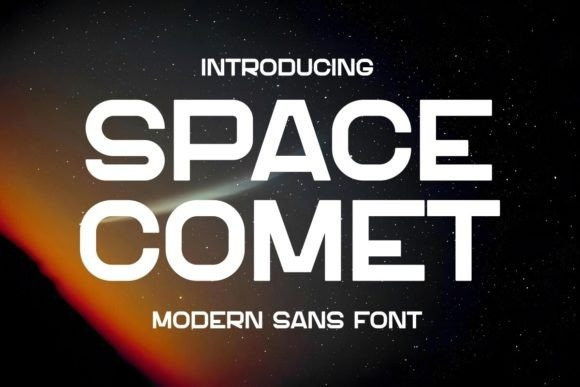 Space Comet Font - Free Font