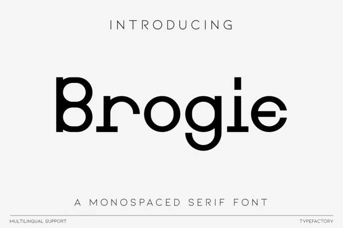 Brogie Font - Free Font