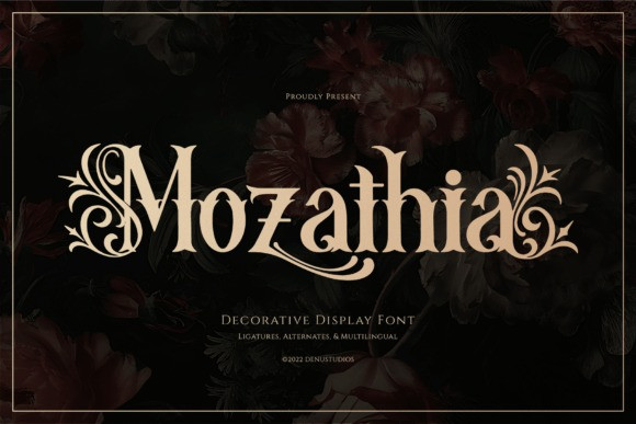 Mozathia Font - Free Font