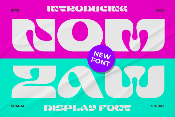 Nomza Modern Bold Display Font - Free Font
