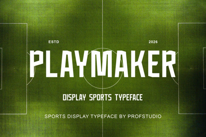 Playmaker - Display Sports Typeface - Free Font