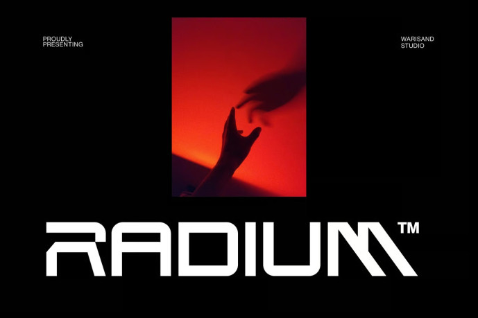 Radium - Modern Logo Font - Free Font