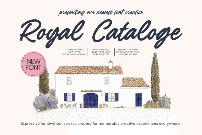 Royal Cataloge - Handwritten Script - Free Font