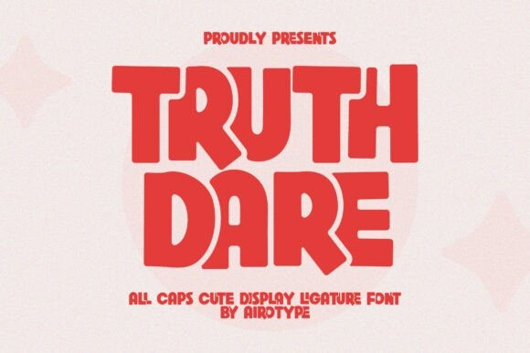 Truth Dare Font - Free Font
