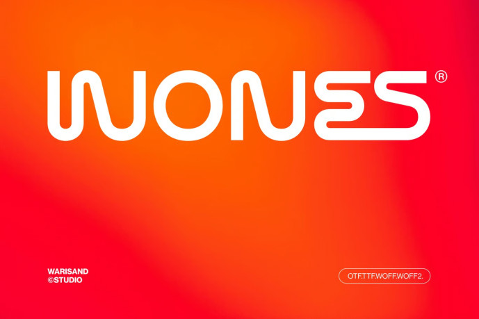 Wones - Modern Font - Free Font