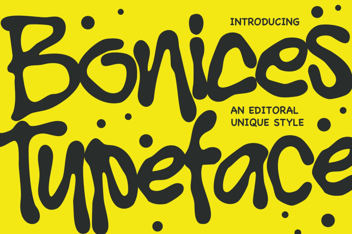 Bonices Display Font - Free Font