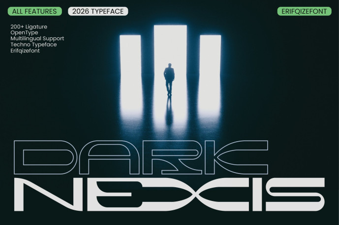 Dark Nexis Font - Free Font