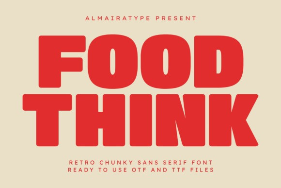 Food Think Font - Free Font