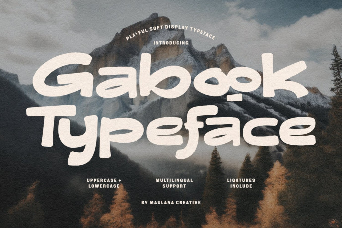 Gabook Display Font - Free Font